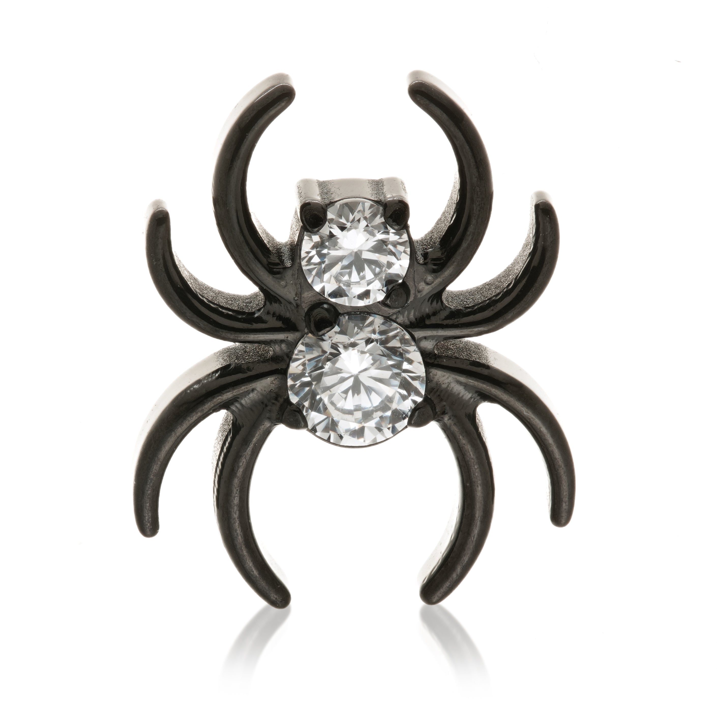 Evil Black Ti Internal Spider Attachment | Wholesale Body Jewellery